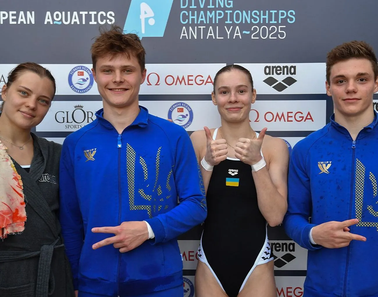 The Ukrainian diving team won gold at the European Championships in Antalya | УНН