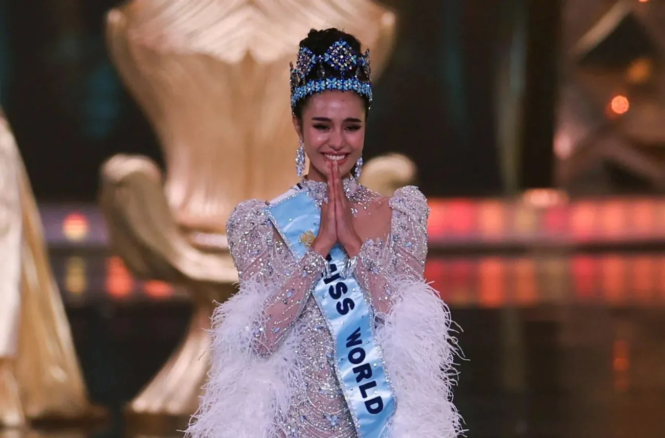 Thailand's representative won the Miss World competition in India ...
