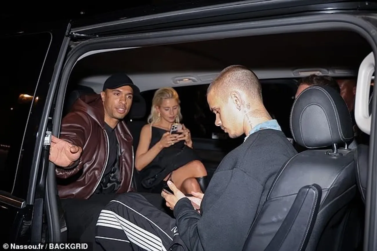 Romeo Beckham was spotted with model Carolin Daur in Paris for the ...